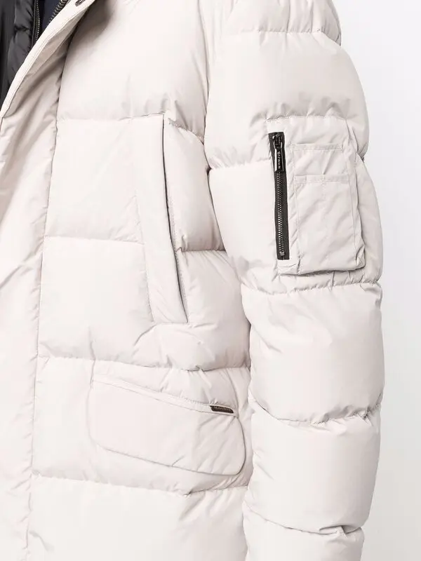 MOORER Padded Zip-up Coat