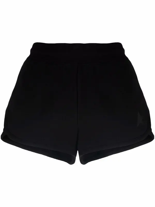 GOLDEN GOOSE Elasticated Short-shorts - Black