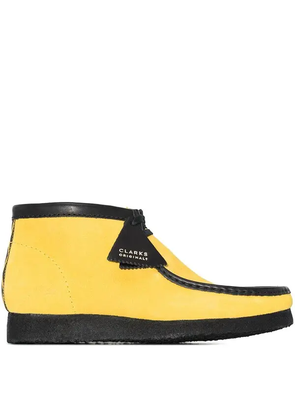 CLARKS Jamaica Bee Yellow Suede Leather Desert Boots Men’s Size 9 Clarks Jamaica Bee Suede Desert Boots In Yellow - 54% Off  main image 3