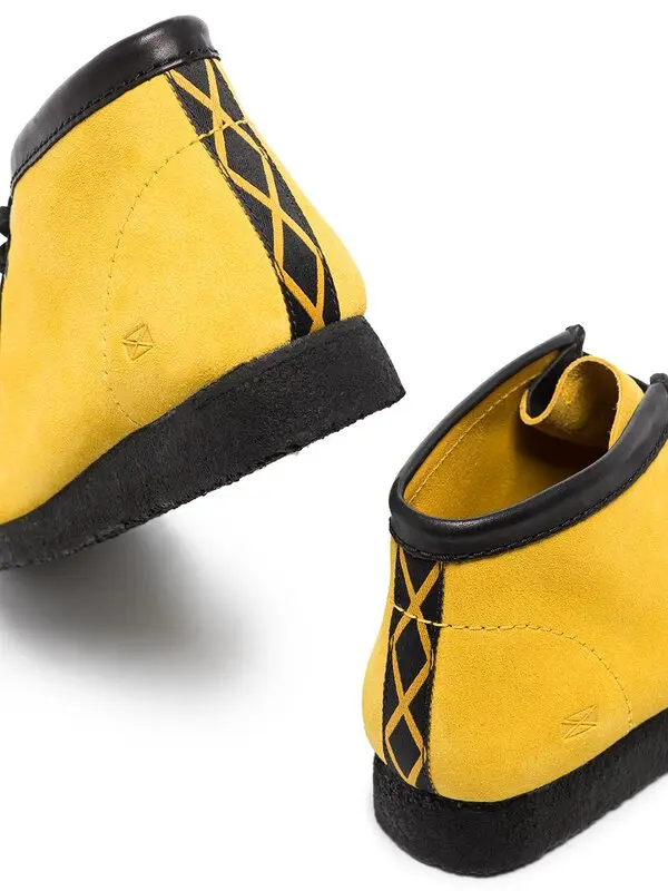 Clarks Jamaica Bee Suede Desert Boots In Yellow - 54% Off 