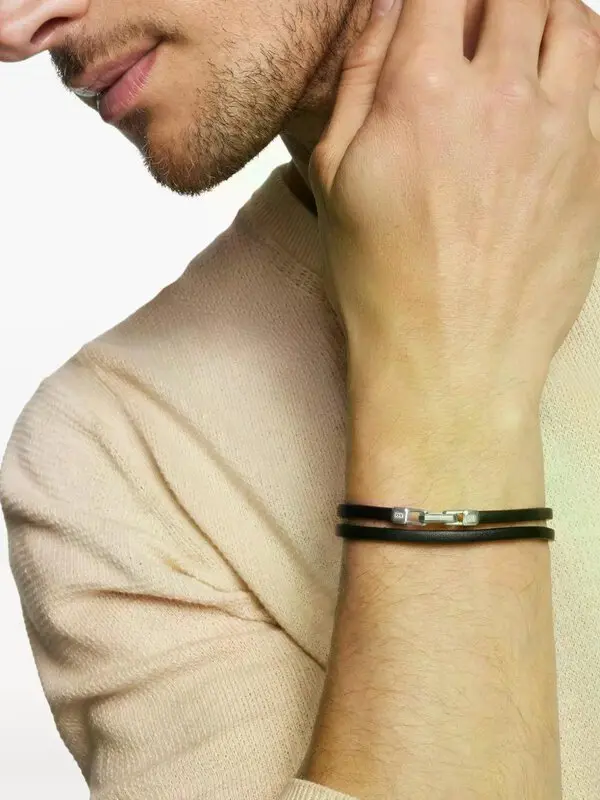 David Yurman Sterling Streamline Double Wrap Bracelet - Silver