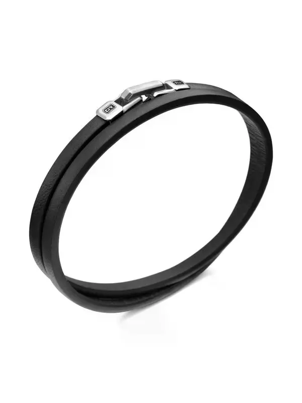 David Yurman Sterling Streamline Double Wrap Bracelet - Silver