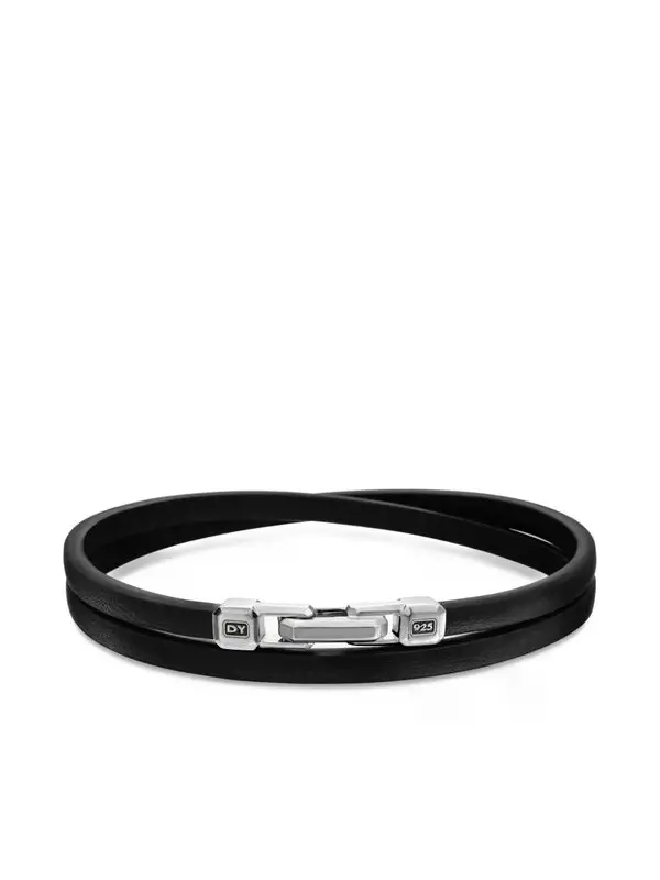 David Yurman Sterling Streamline Double Wrap Bracelet - Silver