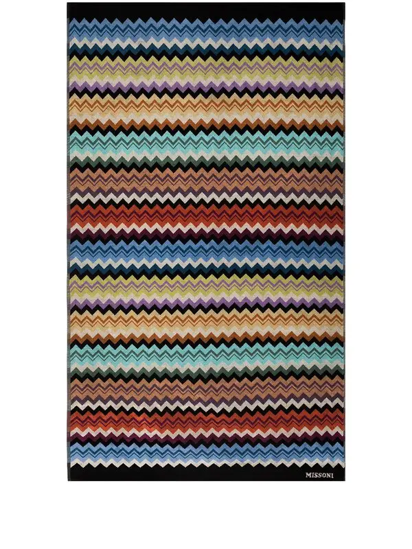 Missoni Adam Beach Towel 100cm X 180cm - Black