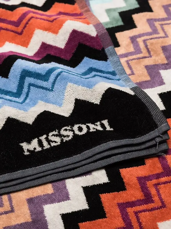Missoni Adam Beach Towel 100cm X 180cm - Black