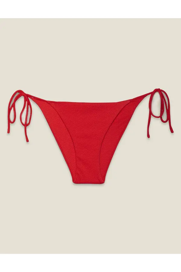 ALICIA SWIM Laetitia Bottom Ruby Waffle
