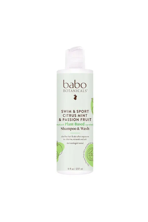 BABO BOTANICALS Swim &amp Sport Citrus Mint &amp Passion Fruit Shampoo &amp Wash - Orange