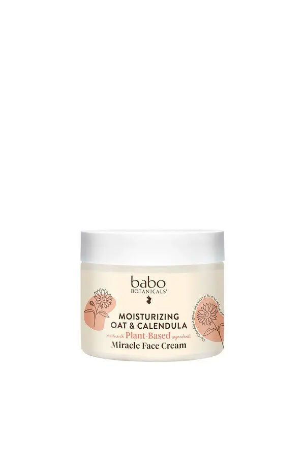 BABO BOTANICALS Moisturizing Oat &amp Calendula Miracle Face Cream - Aqua