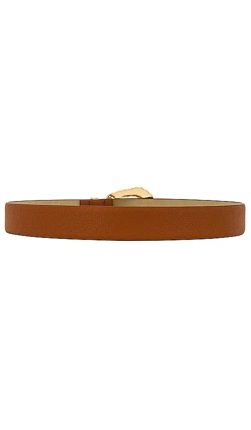 PETIT MOMENTS Modern Rodeo Leather Waist Belt - Cognac