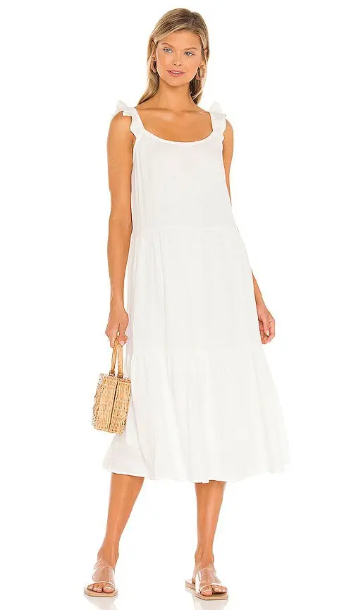 Rails Capri Dress In White - 75% Off | Editorialist