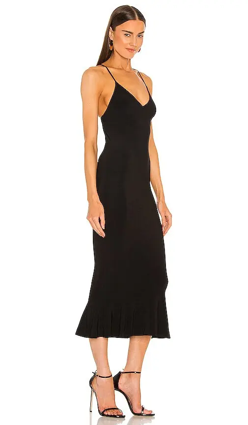 Norma Kamali Slip Fishtail Dress