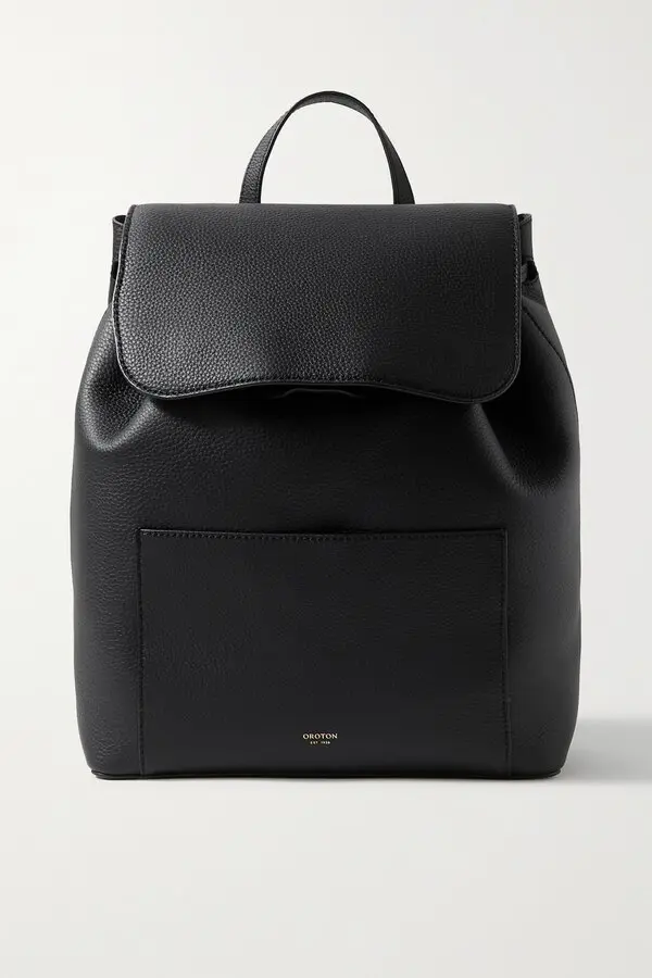 OROTON Duo Textured-leather Backpack