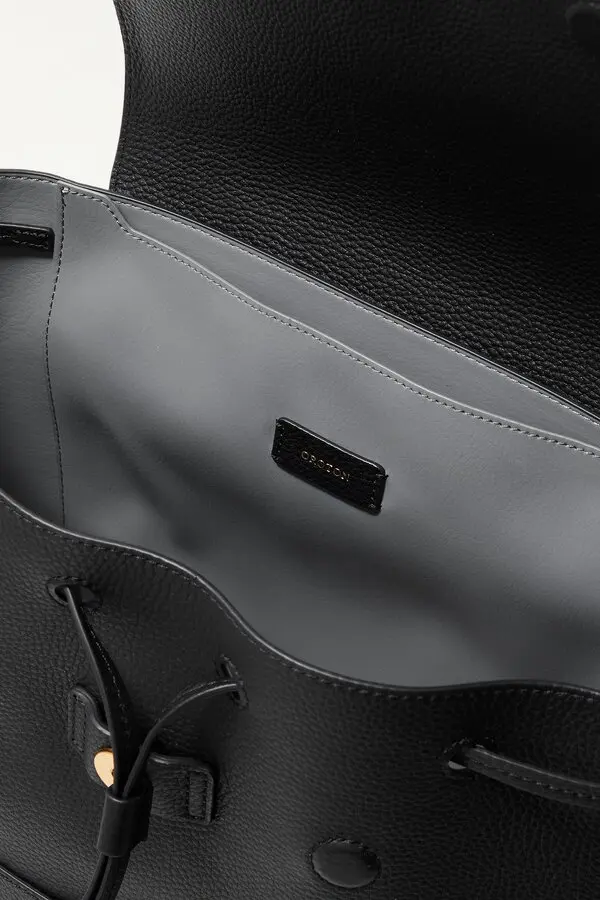 OROTON Duo Textured-leather Backpack