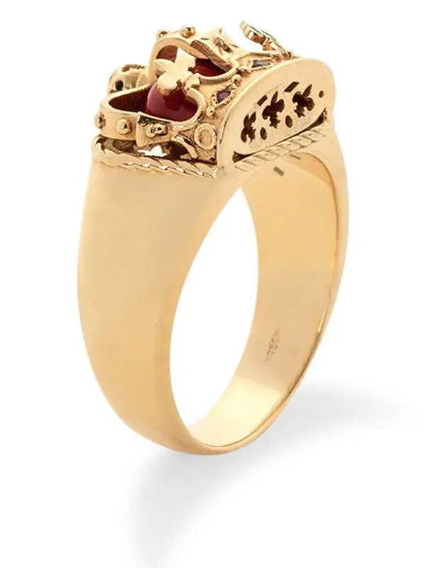 Dolce & Gabbana 18k Yellow Royal Ring - Gold