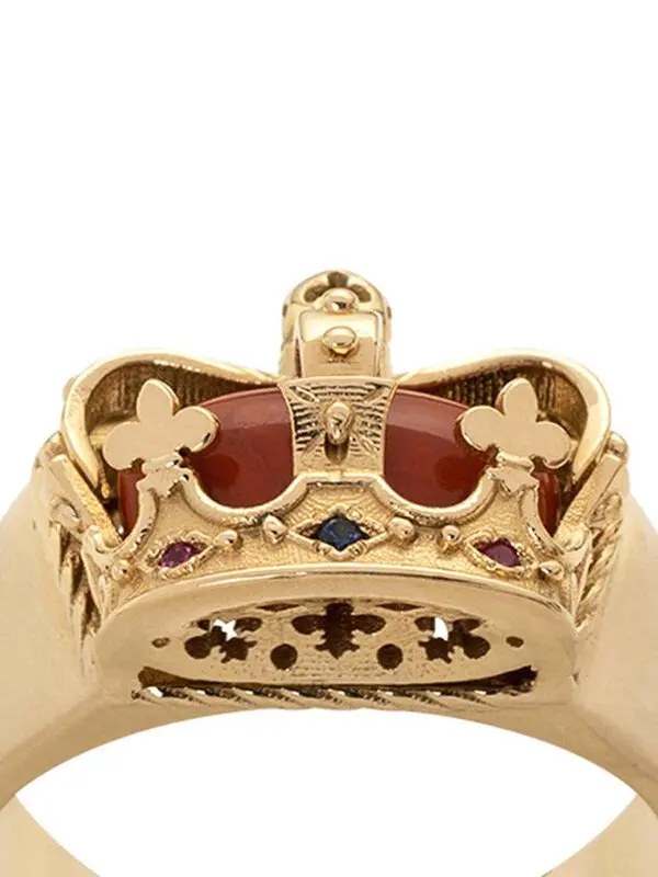 Dolce & Gabbana 18k Yellow Royal Ring - Gold