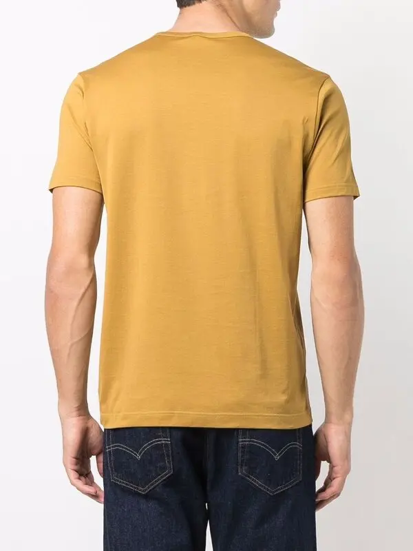 Sunspel Short-sleeved Cotton T-shirt - Gold