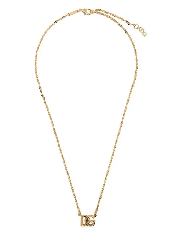 Dolce & Gabbana Logo-plaque Chain Necklace