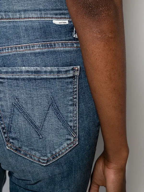 MOTHER The Weekender Flared Jeans - Blue