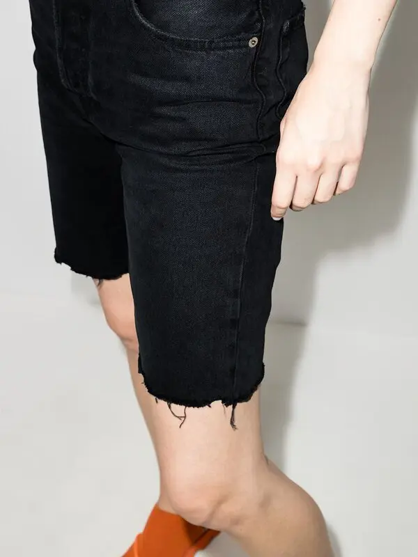AGOLDE Knee-length Denim Shorts
