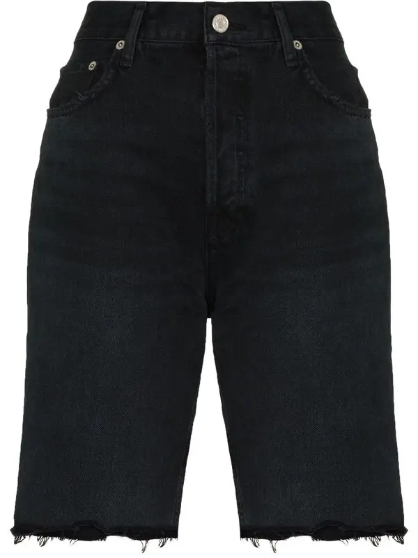 AGOLDE Knee-length Denim Shorts