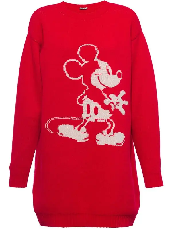 Miu Miu X Disney Mickey Mouse Jumper Dress