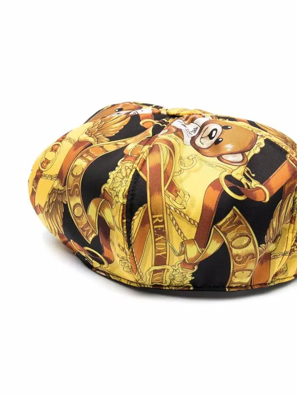 Moschino Teddy Bear-print Silk Hat