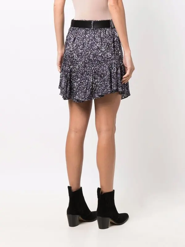 Michael Kors Belted-waist Skirt - Black