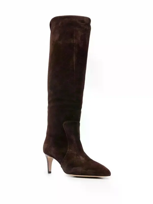 Paris Texas Pointed-toe Knee-high Boots