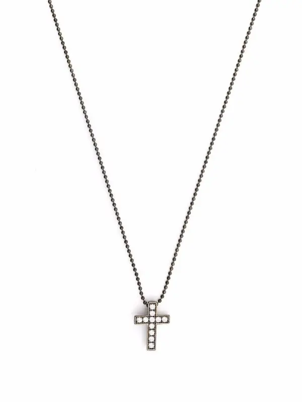 Dsquared2 Cross Pendant Necklace - Silver