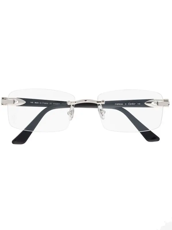 CARTIER Rectangular-frame Glasses - Blue