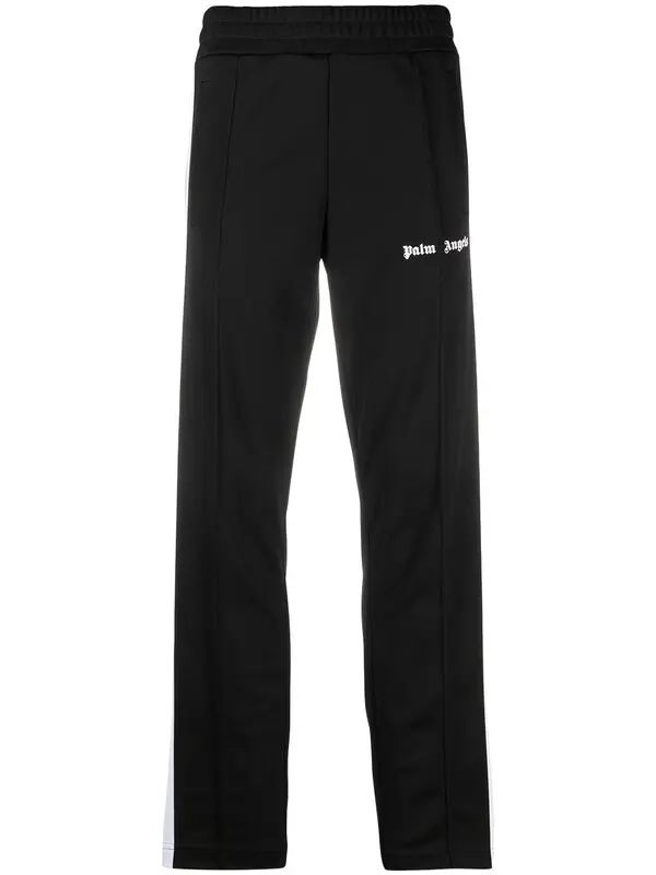Palm Angels Logo-print Track Pants - Black