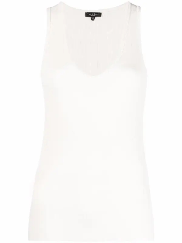 Rag & Bone Ribbed-knit Sleeveless Tank Top