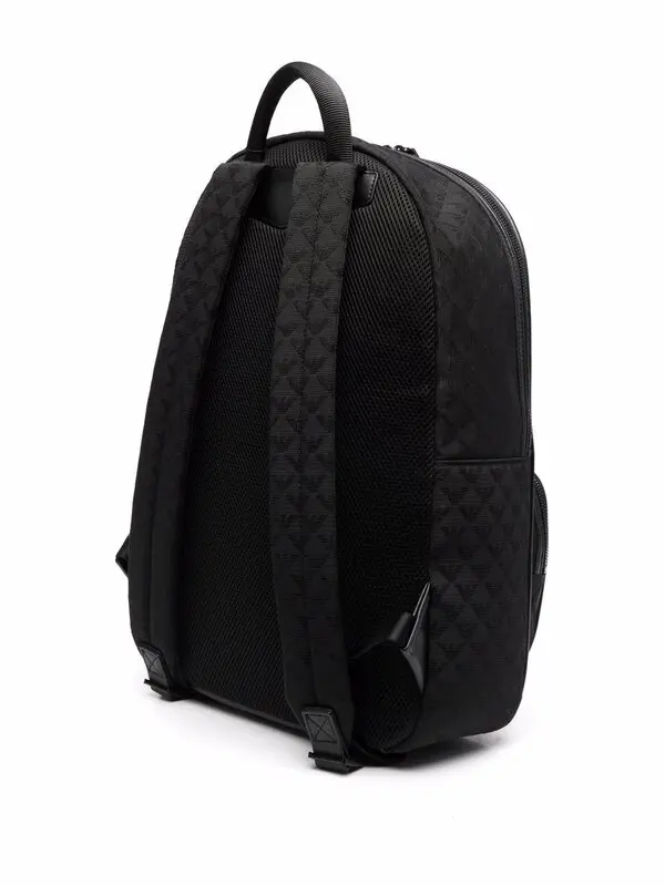Emporio Armani Jacquard-logo Zip-around Backpack
