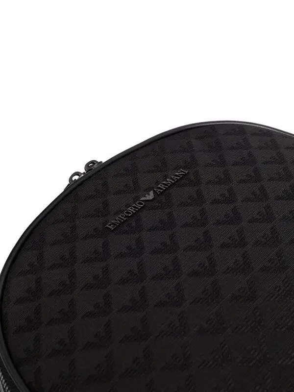 Emporio Armani Jacquard-logo Zip-around Backpack