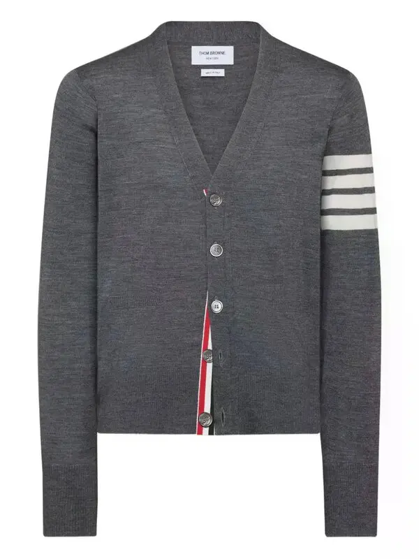 Thom Browne 4-bar Knitted Cardigan