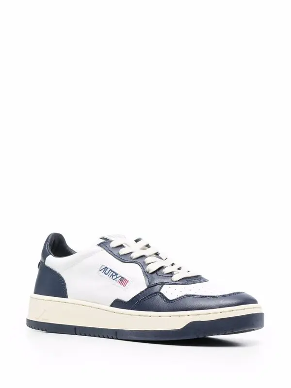 AUTRY Medalist Microperforated Low Sneakers - Blue