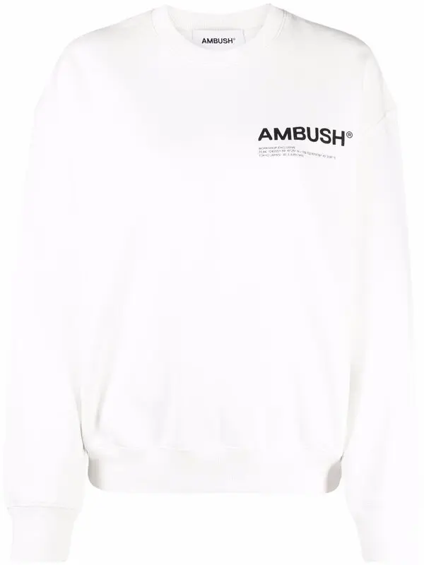 AMBUSH Logo-print Sweatshirt - White
