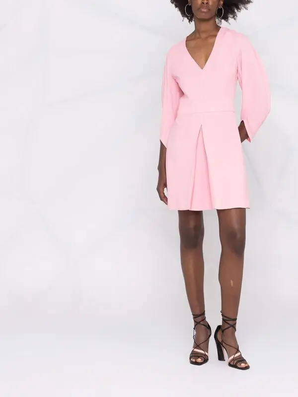 Stella McCartney V-neck Front-pleat Dress