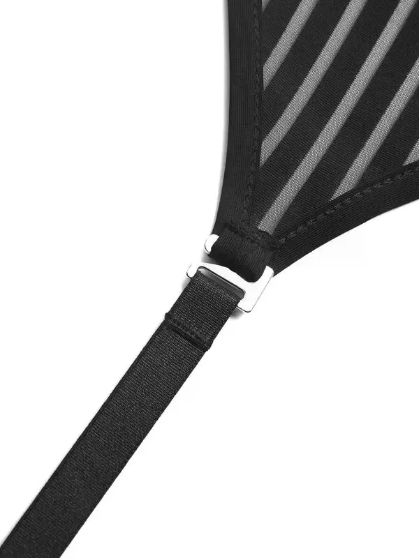 MAISON CLOSE Striped Suspenders