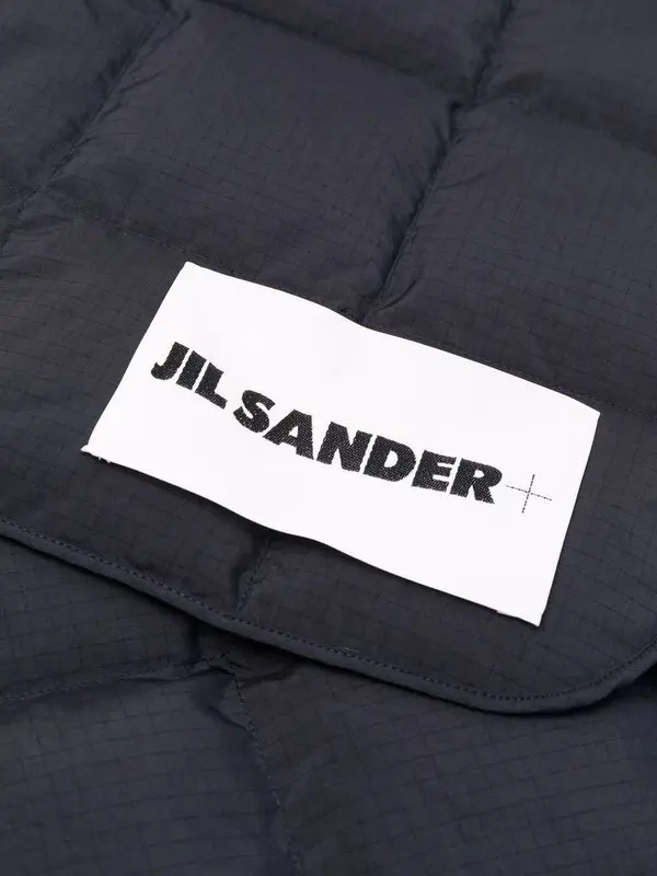 JIL SANDER Logo-patch Padded Down Scarf