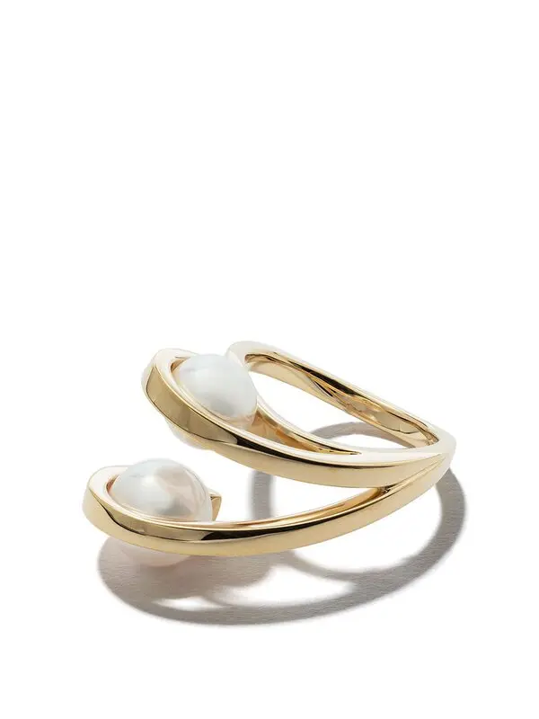 TASAKI 18kt Yellow Atelier Aurora Akoya Pearl Ring - Gold