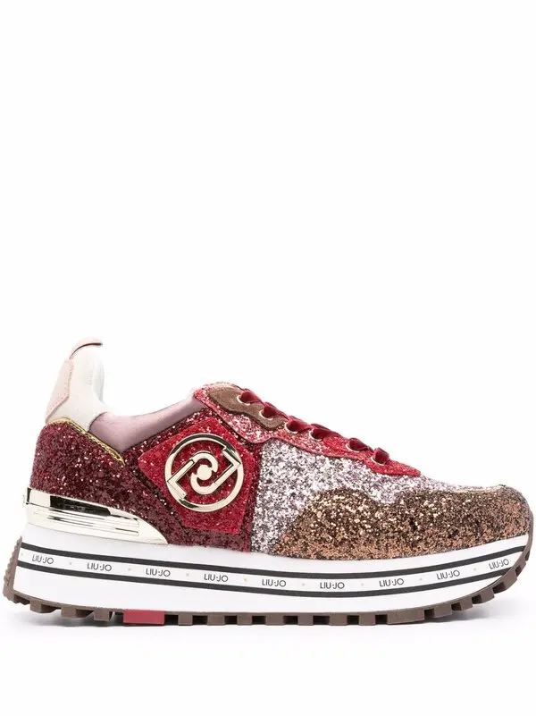 Liu Jo Maxi Wonder Glittered Sneakers