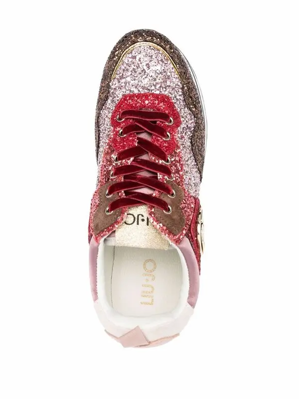Liu Jo Maxi Wonder Glittered Sneakers