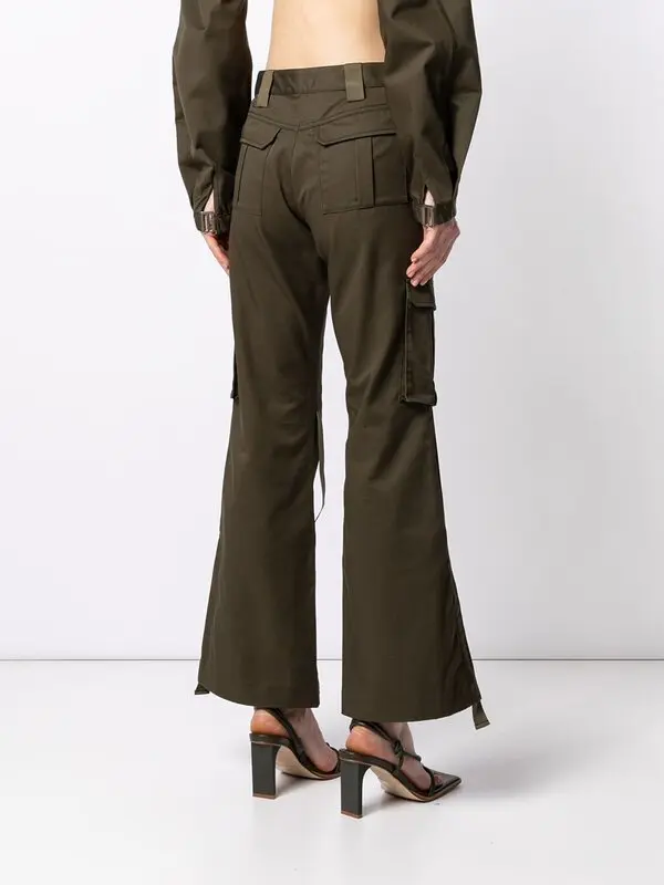 DION LEE Cargo Kick-flare Trousers