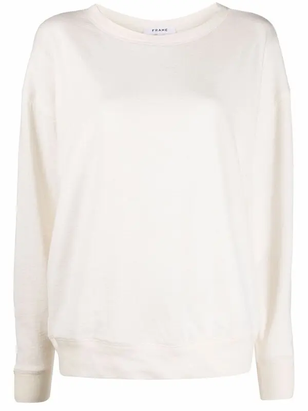 FRAME Au Natural Uni Sweatshirt - White