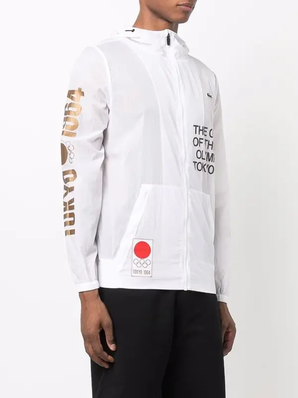Lacoste Tokyo 1964 Zip-Up Jacket - White | Editorialist