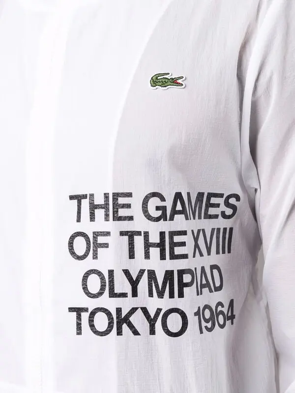 Lacoste Tokyo 1964 Zip-Up Jacket - White | Editorialist