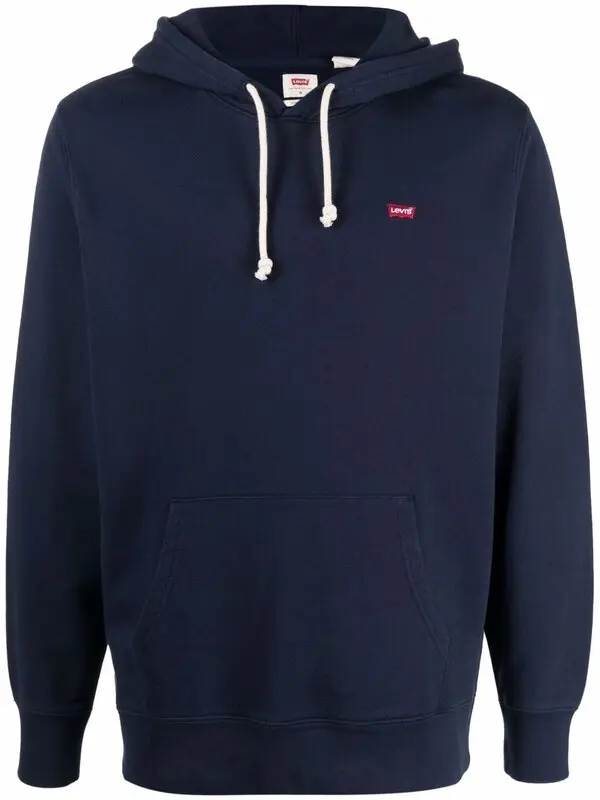 LEVI'S Logo-patch Hoodie - Blue