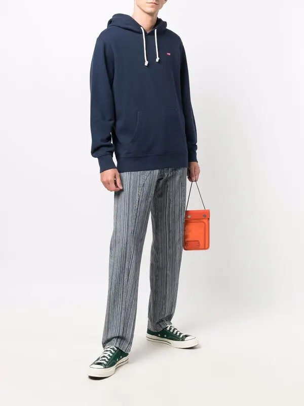 LEVI'S Logo-patch Hoodie - Blue