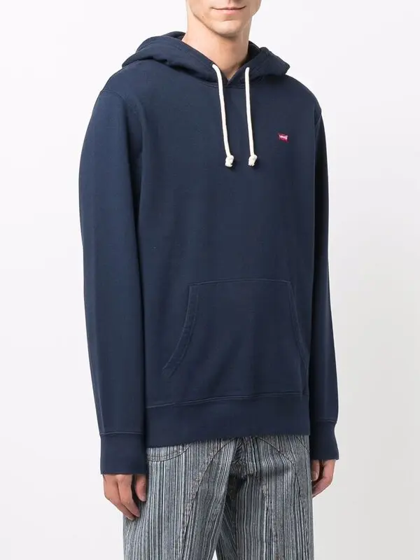 LEVI'S Logo-patch Hoodie - Blue